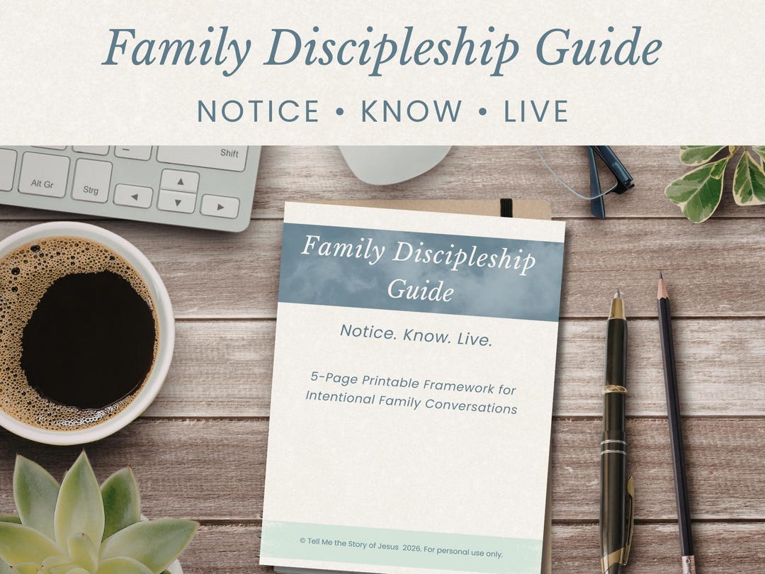 Family Discipleship Guide Printable | Christian Family Devotional ...
