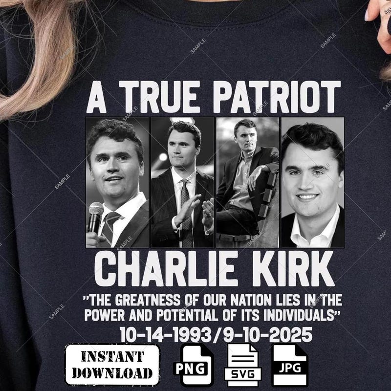 Rip Charlie Kirk Stickers - Etsy