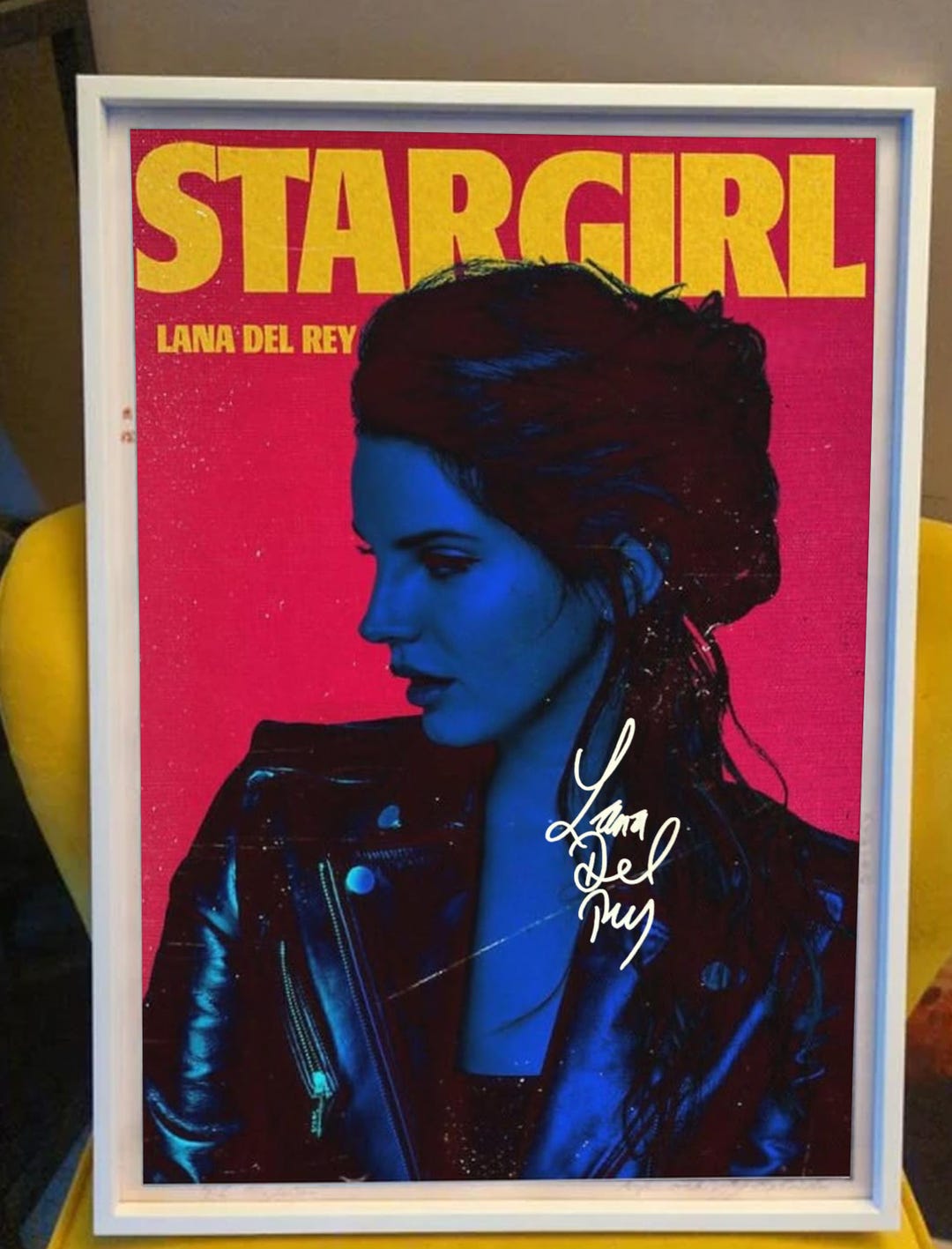 Lana Del Rey Poster Stargirl Music Signed Reprint Poster - Etsy