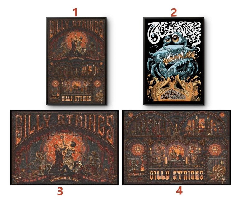 NEW! Billy Strings Tour the CFG Bank Arena Nov 01 2025 Poster - Etsy