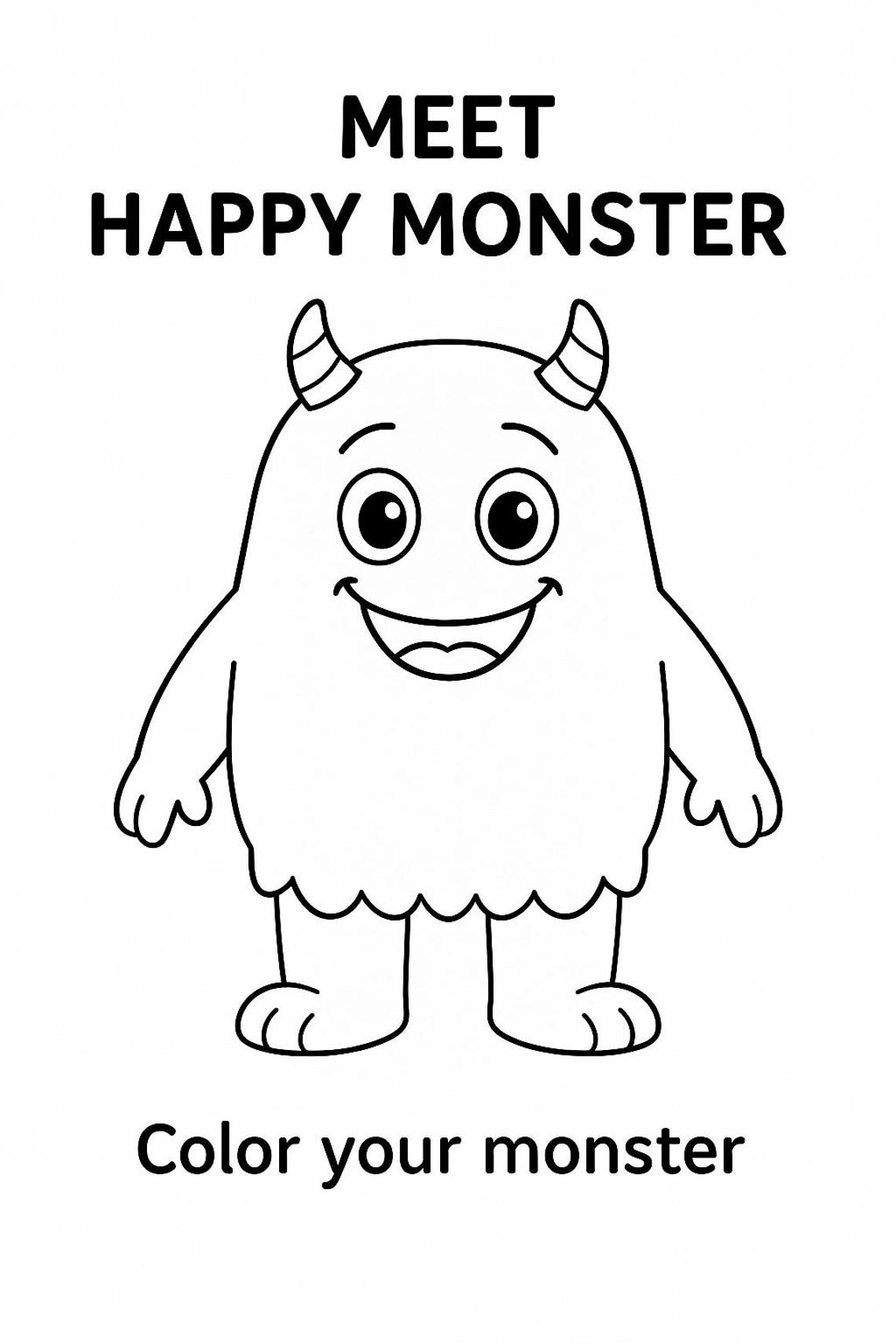 Mood Monsters Printable Worksheet for Kids – Emotional Check-in Tool ...