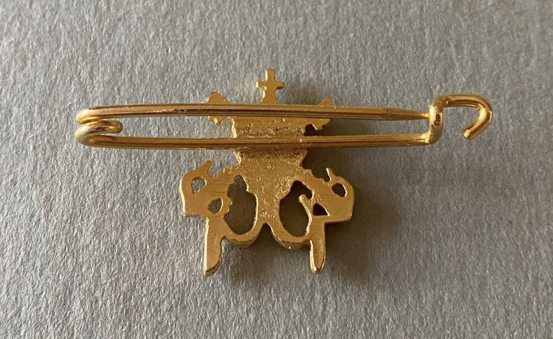 Vintage Vatican Tie Pin | Papal Emblem With Crossed Keys | Religious ...