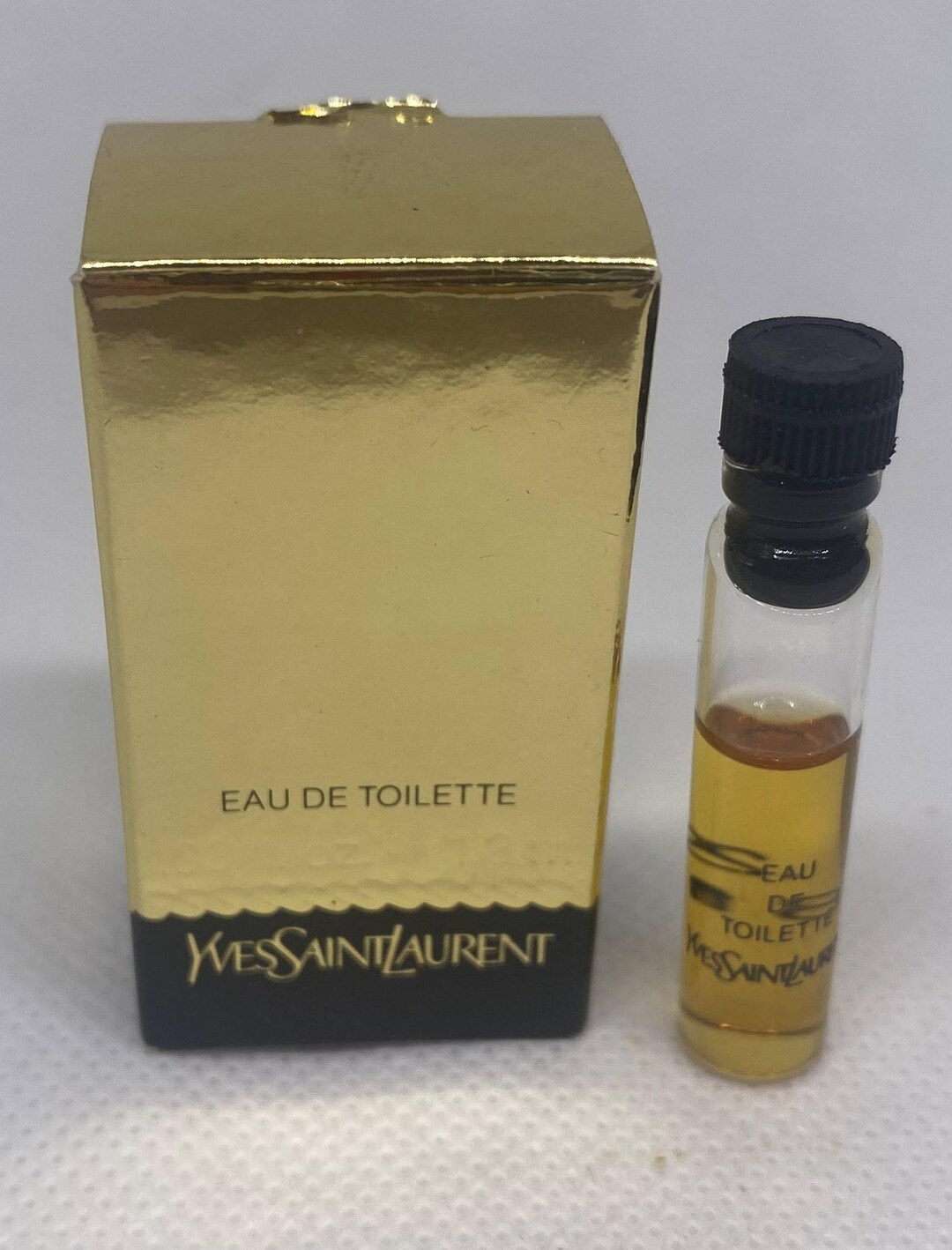 Rare Vintage YVES SAINT LAURENT Eau De Toilette Mini Perfume Sample ...