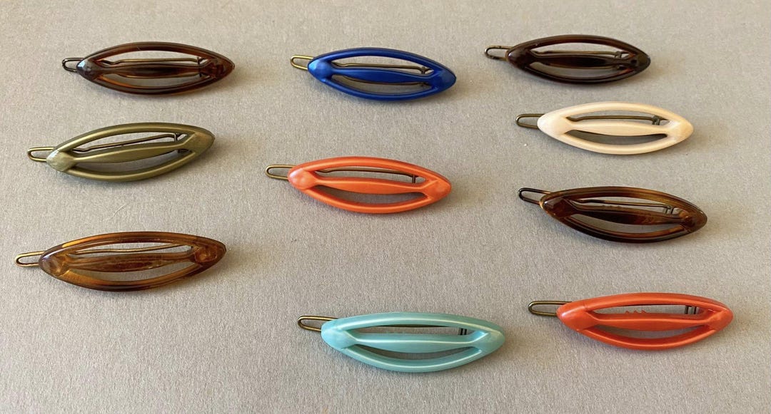 VTG, Retro, 1pcs/set Vintage Women's Hair Clips New Length 4.5cm, Round ...