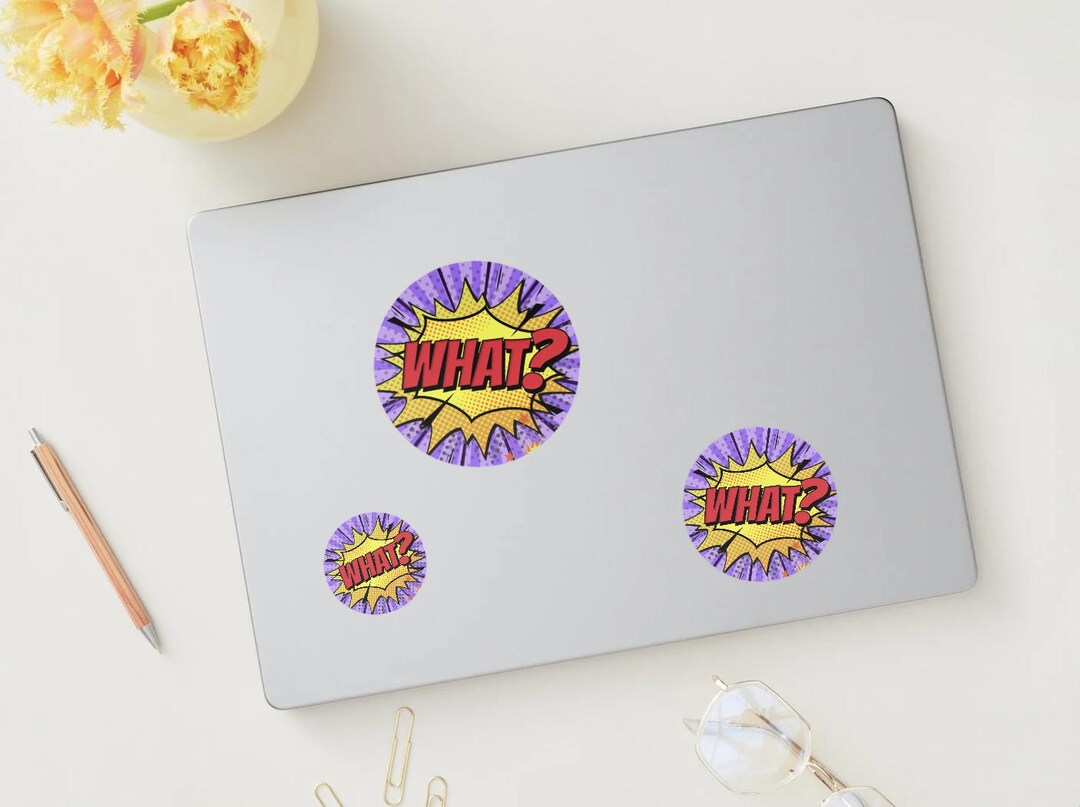 Comic Strip Sticker Set - WHAT? - Etsy UK
