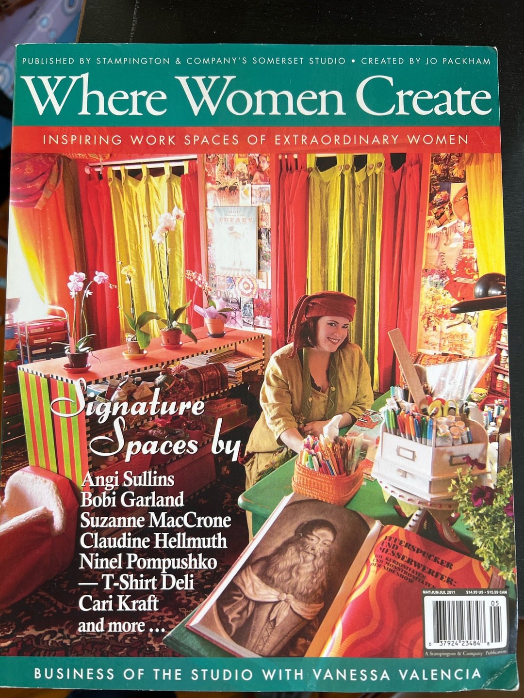 Where Women Create Magazine Sommerset Studio Stampington May June July ...