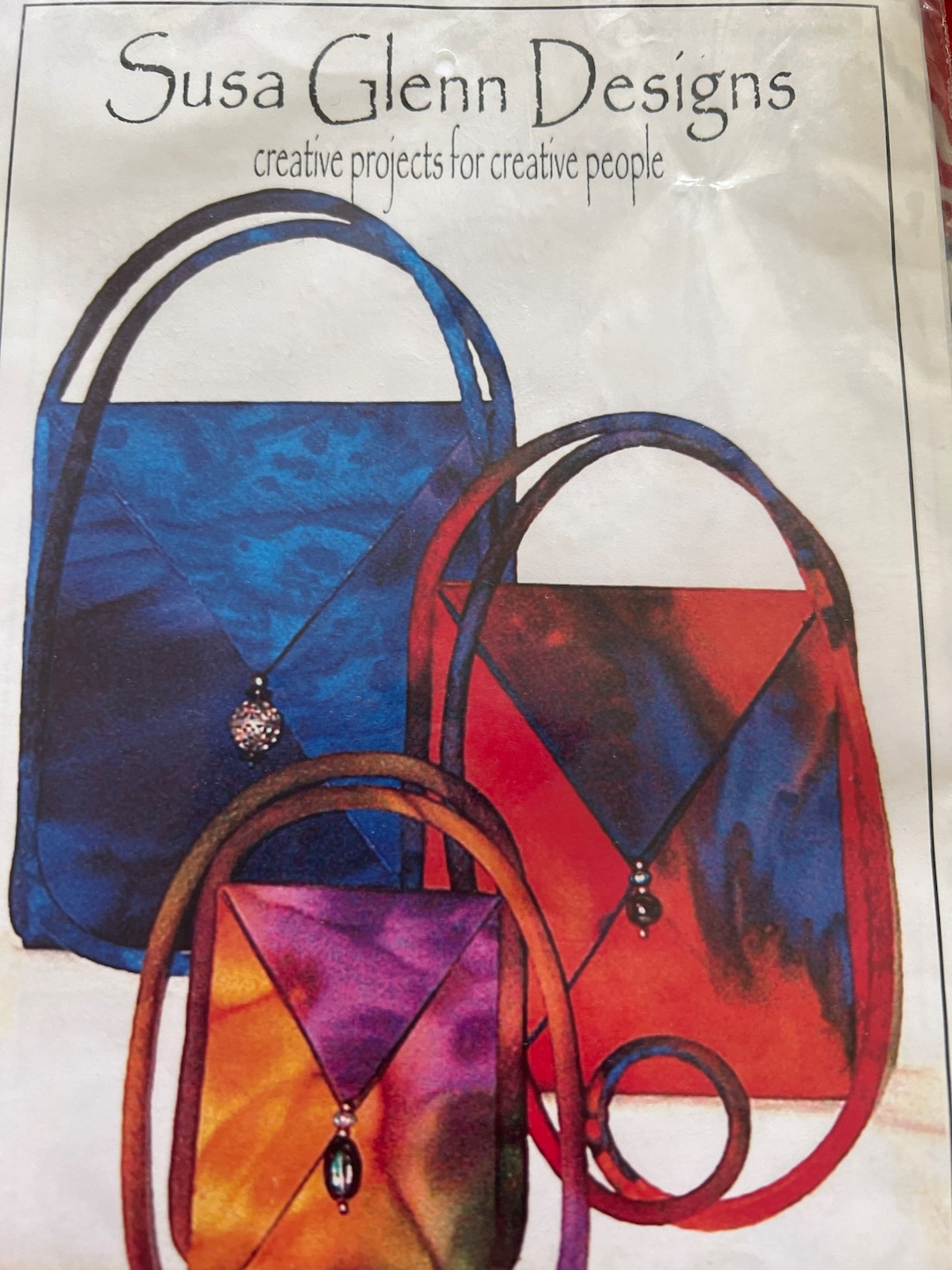 Susa Glenn Designs Origami Bag Kit Uncut Pattern Original Pattern 2005 ...