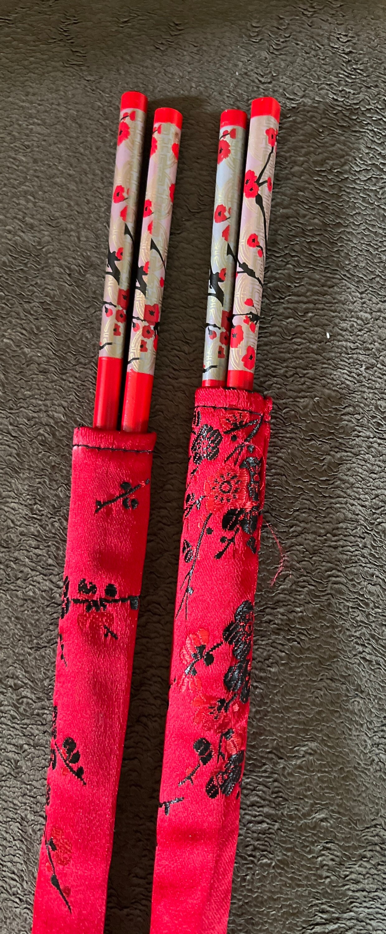 Oriental Folded Paper Pic Chop Sticks Great Mixed Media Paper Ephemera ...