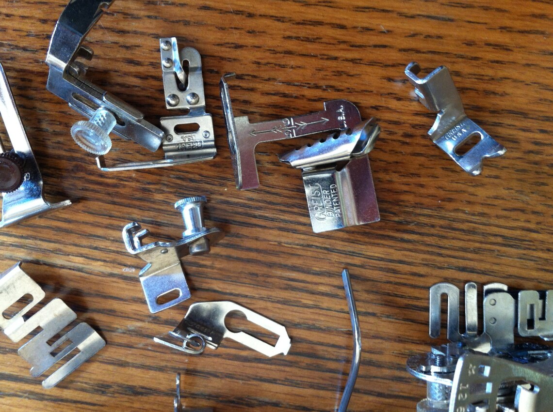 Vintage GREIST Sewing Attachments in Original Box 10 Pieces Vintage ...