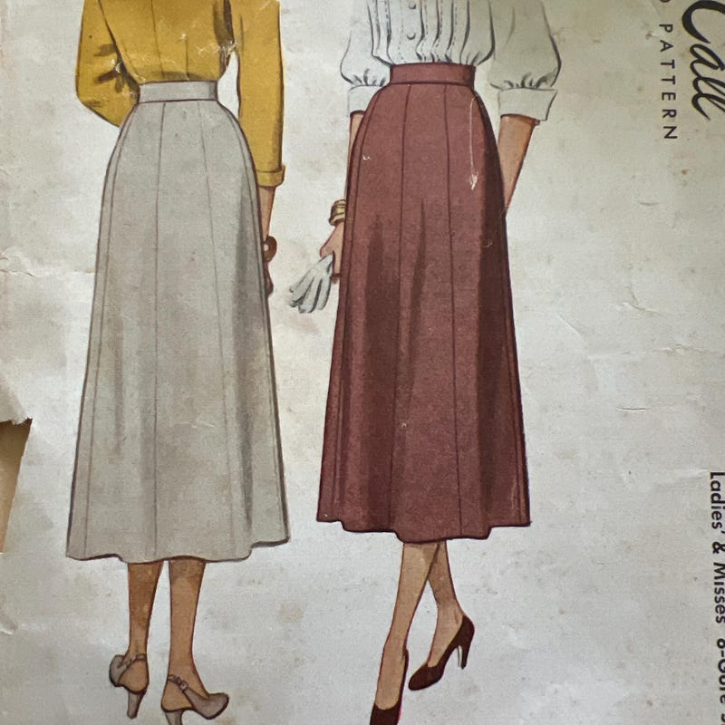 8 Gore Skirt Pattern - Etsy