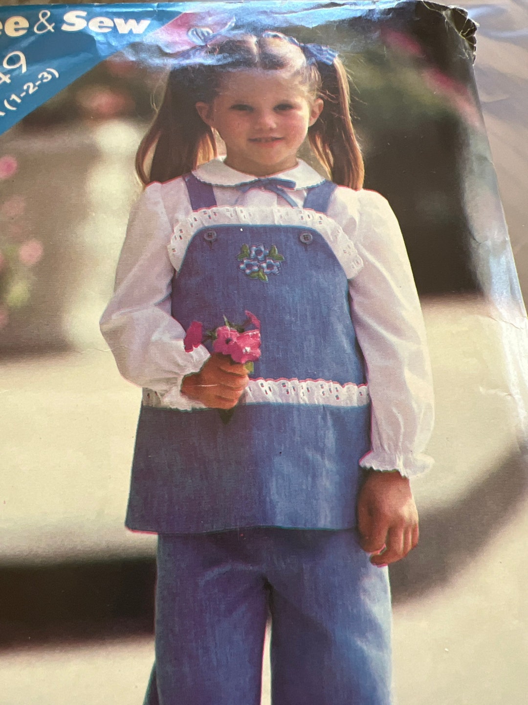 Butterick Pattern See N Sew 6949 Toddler Tunic and Pants Sizes 1 2 3 ...