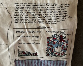 Humpty Dumpty Fabric Tan - Etsy