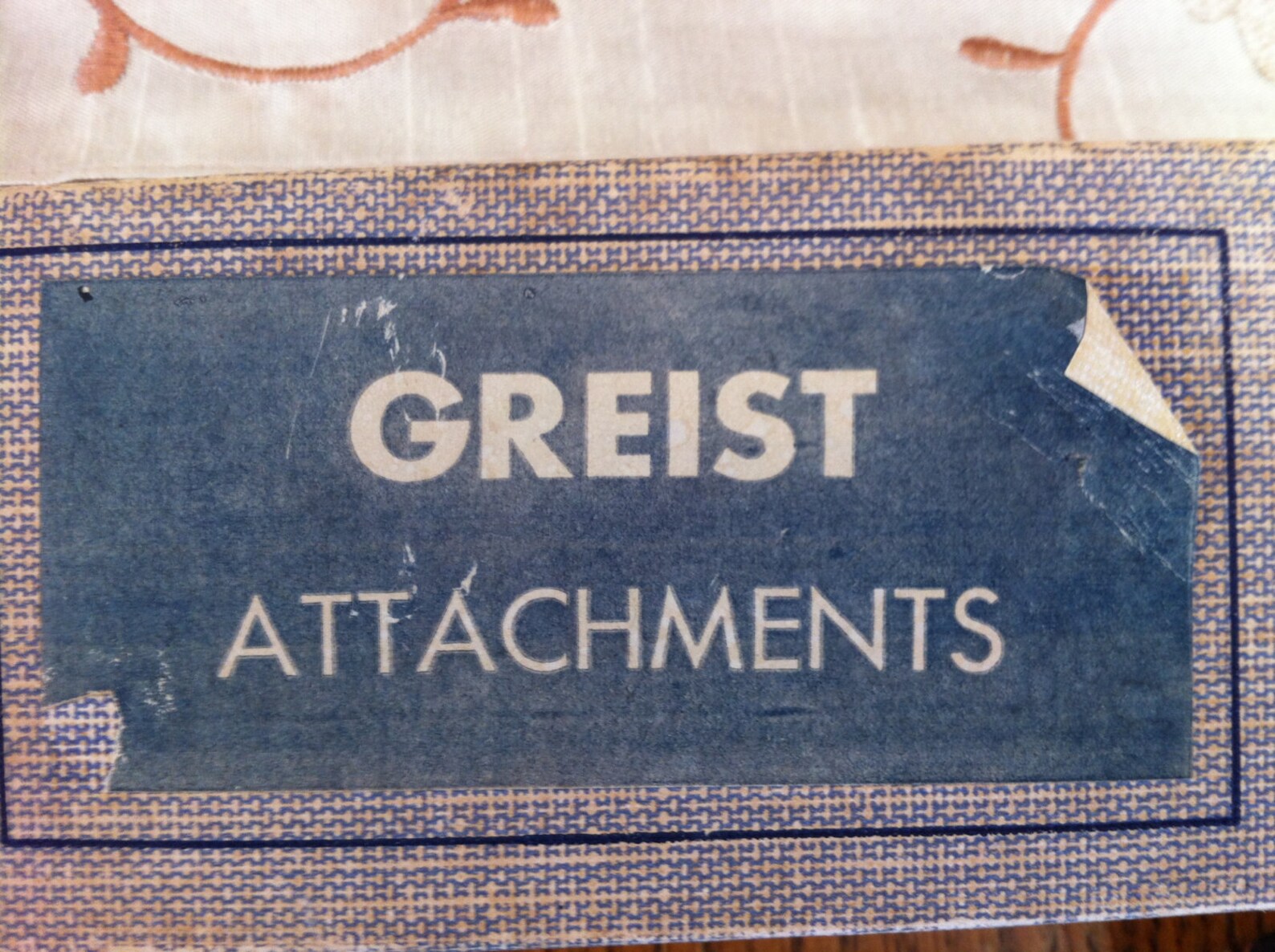 Vintage GREIST Sewing Attachments in Original Box 10 Pieces Vintage ...