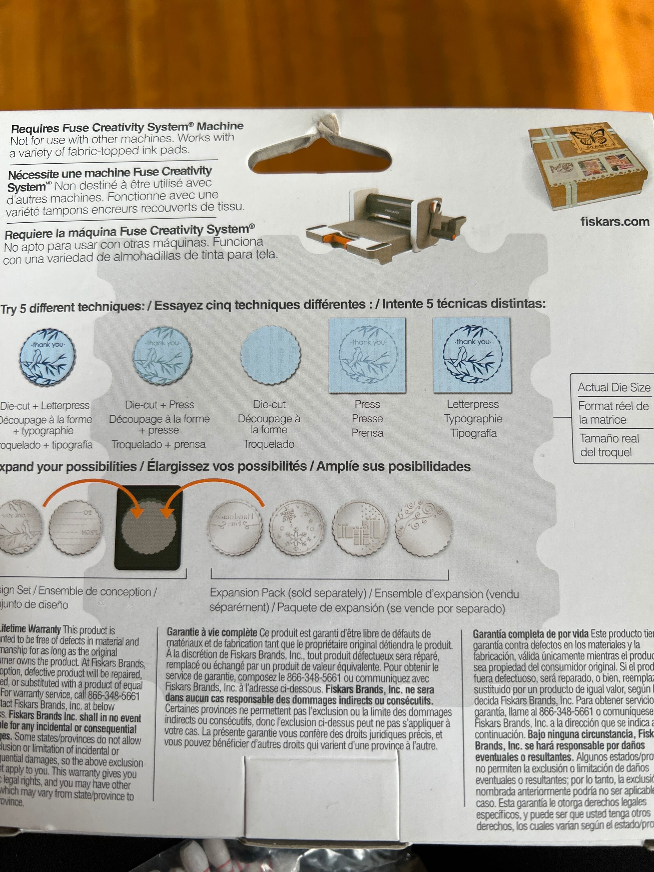 Fiskars Creativity System Design Set Balloons and Postage Stamp ...