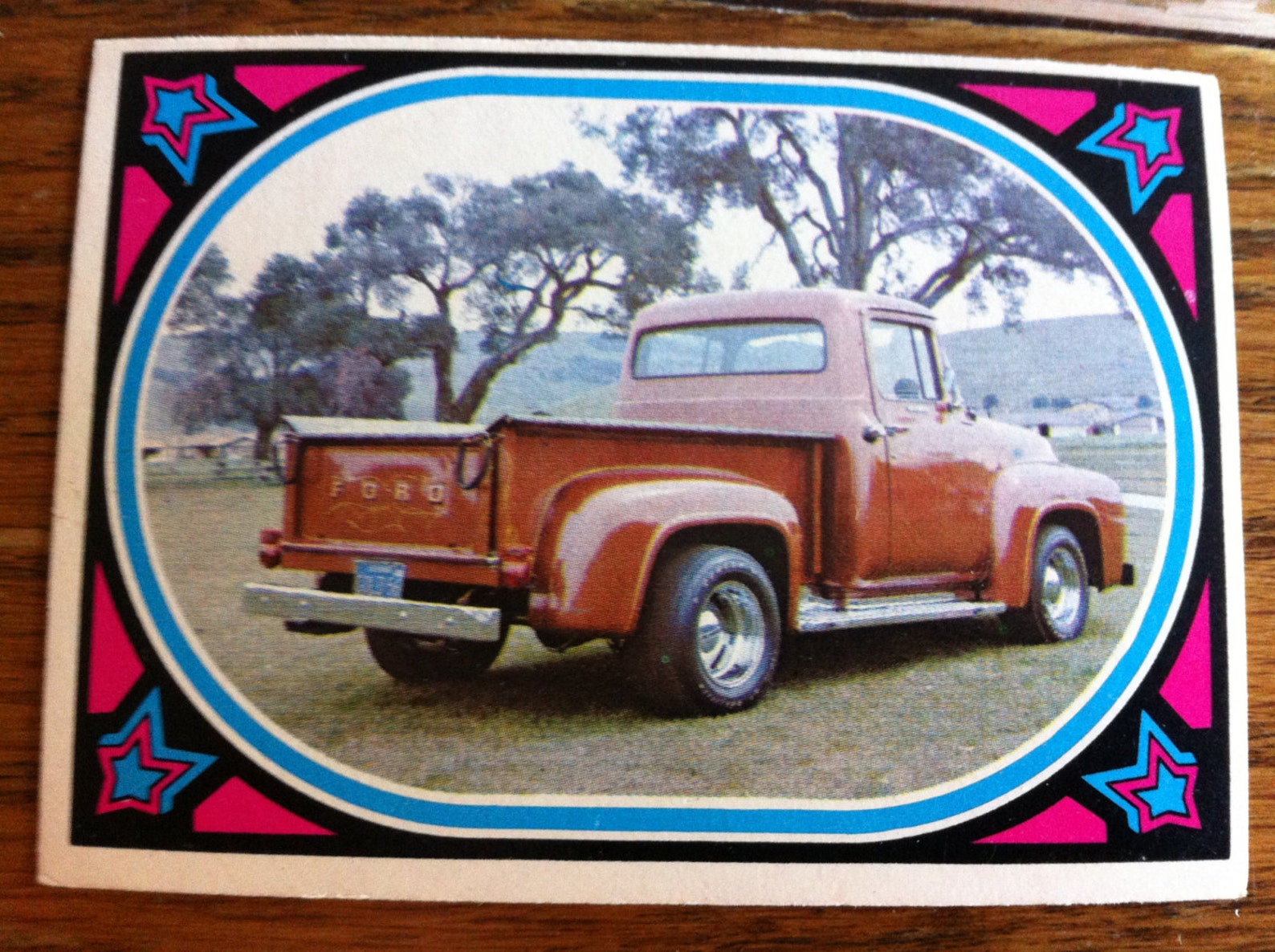 Vintage Set of 8 TRUCK Trading Cards 56 Ford F 100 70 Dodge 70 Datsun ...