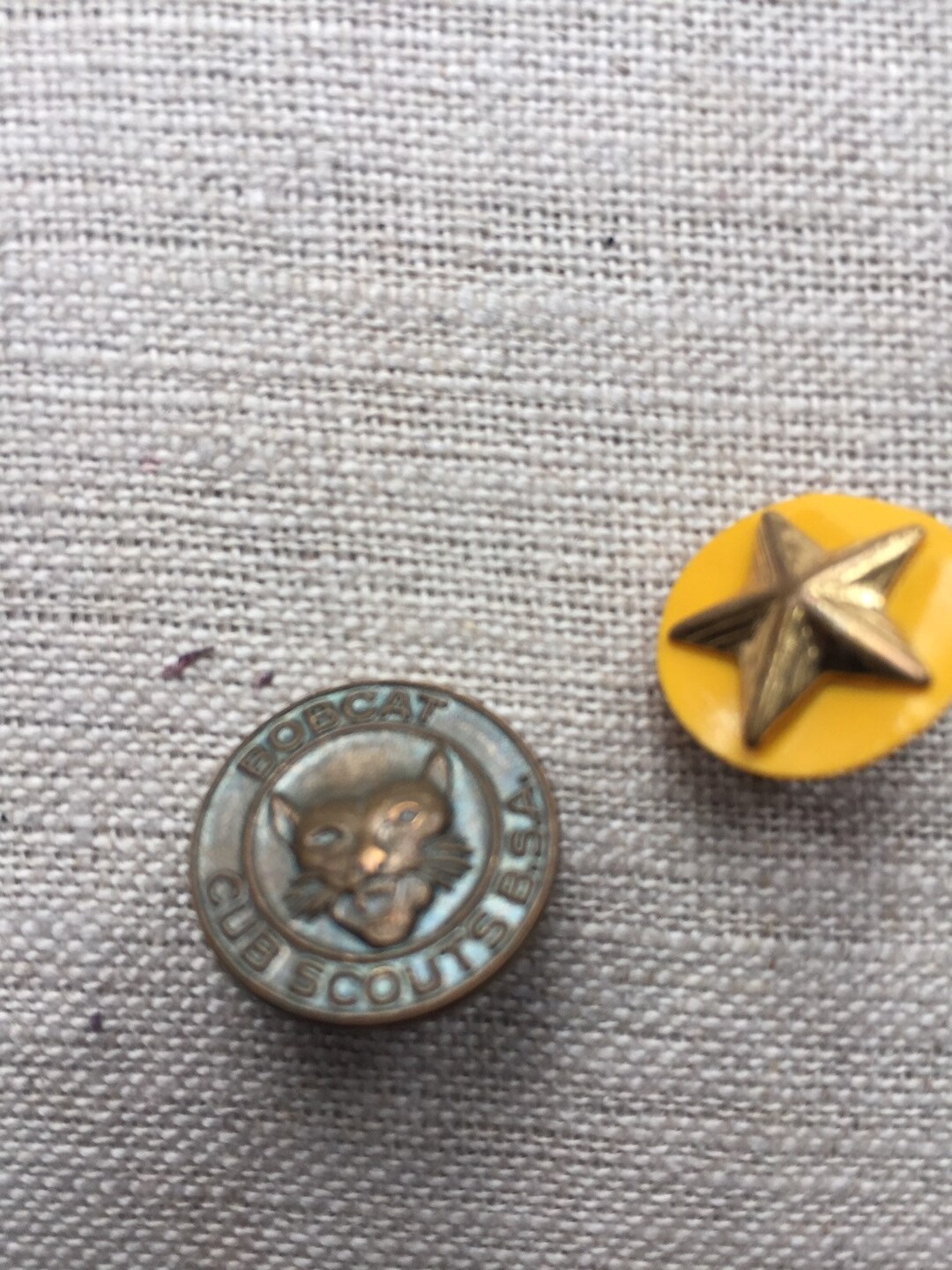 Vintage Boy Scout Pins TWO Vintage Boy Scout Pins 6 Dollars for TWO Cub ...
