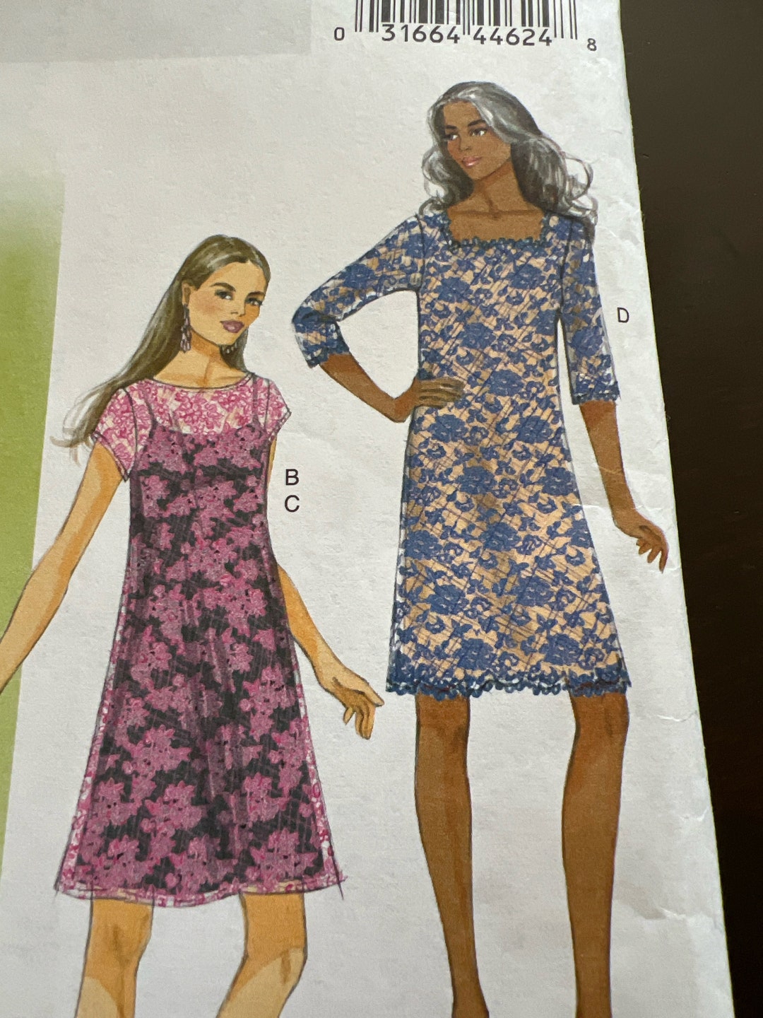 Butterick Pattern 5812 Easy Dress Slip Pattern Dropped Waist and Slip ...