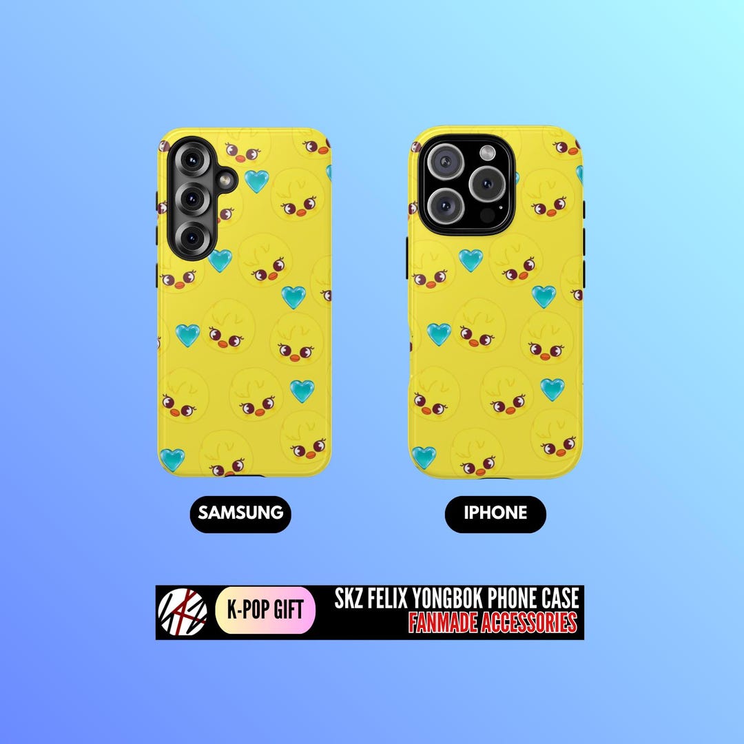 SKZOO Bbokari Felix Favourite Blue Love Phone Case | Stray Kids Yongbok ...