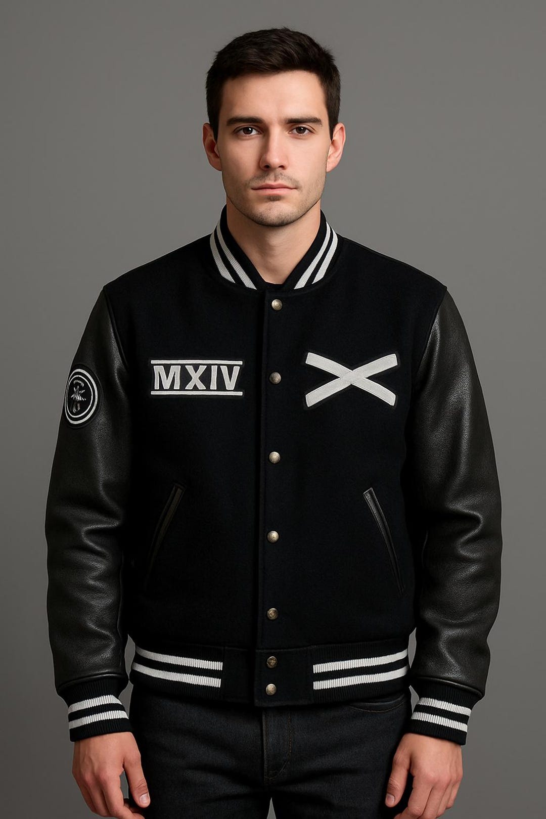 Weeknd XO Varsity Jacket: White Lambskin Leather, Cosplay Jacket - Etsy