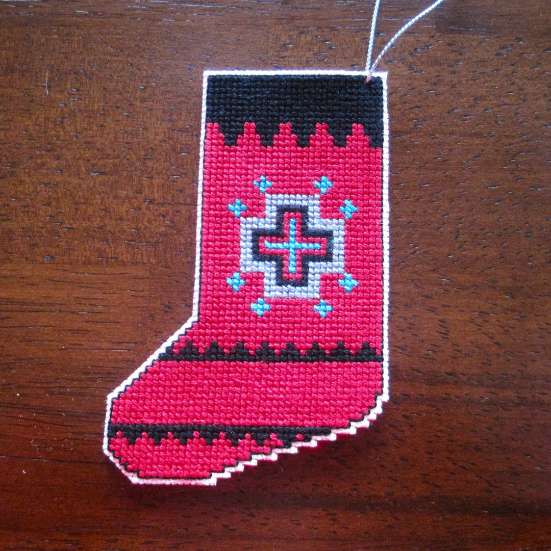 Handmade Southwest Navajo Manta Design Christmas Ornaments, Funds ...