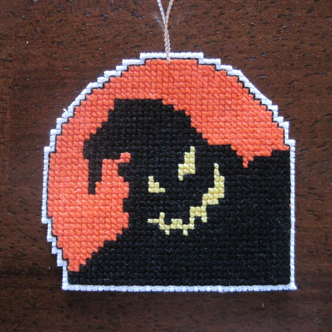 Handmade Oogie Boogie Cross Stitch Ornament: Nightmare Before Christmas ...