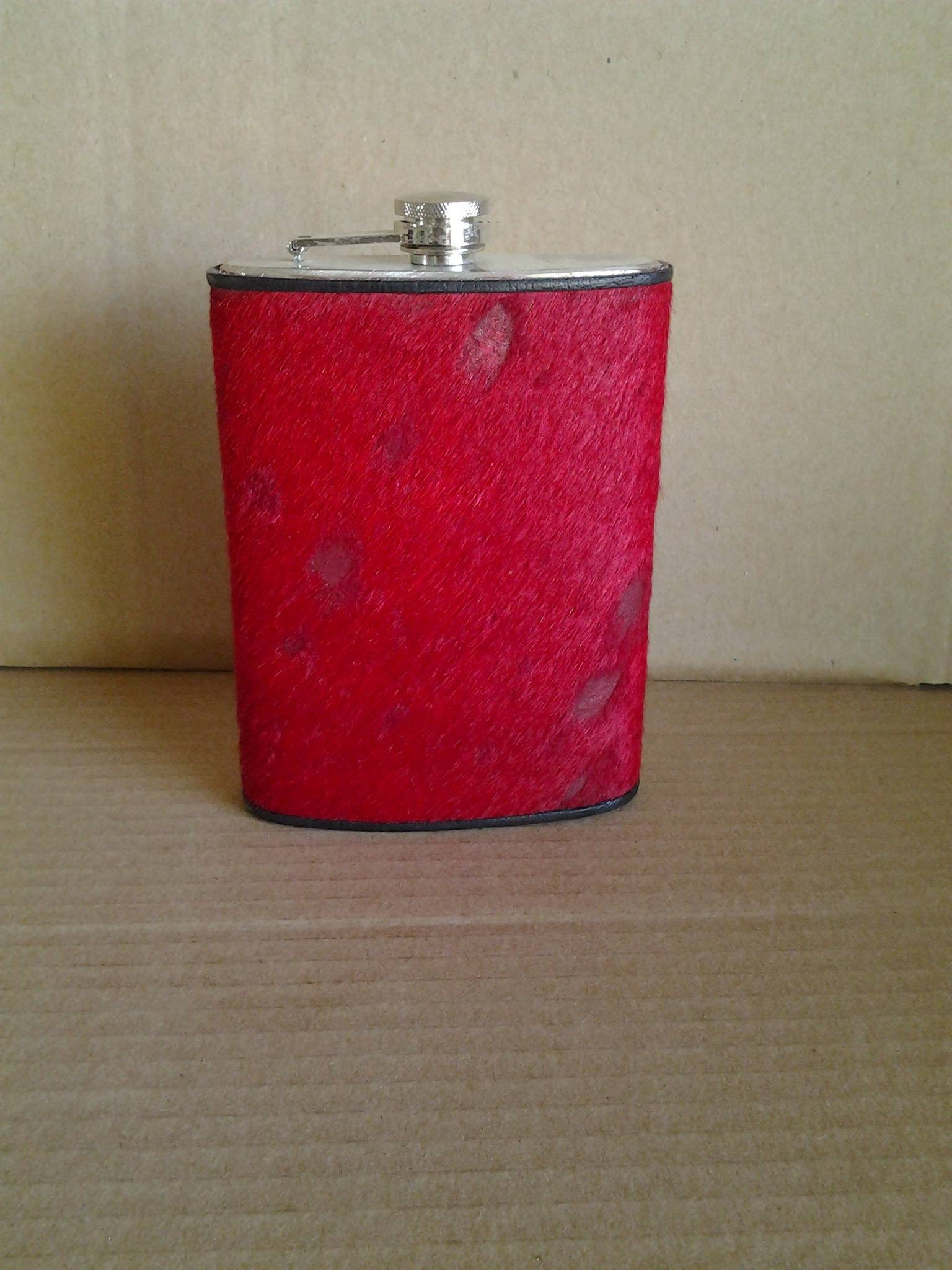 Large Leather or Hide Flask - Etsy