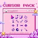 Y2K Cyberpunk Mouse Cursors Pack | 16 Designs | Full Aesthetic Kawaii ...