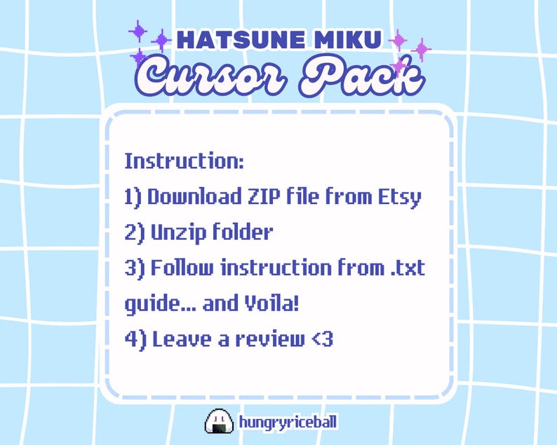Hatsune Miku Cursor Pack | Animated Custom Girl Cursors | Pixel Art ...
