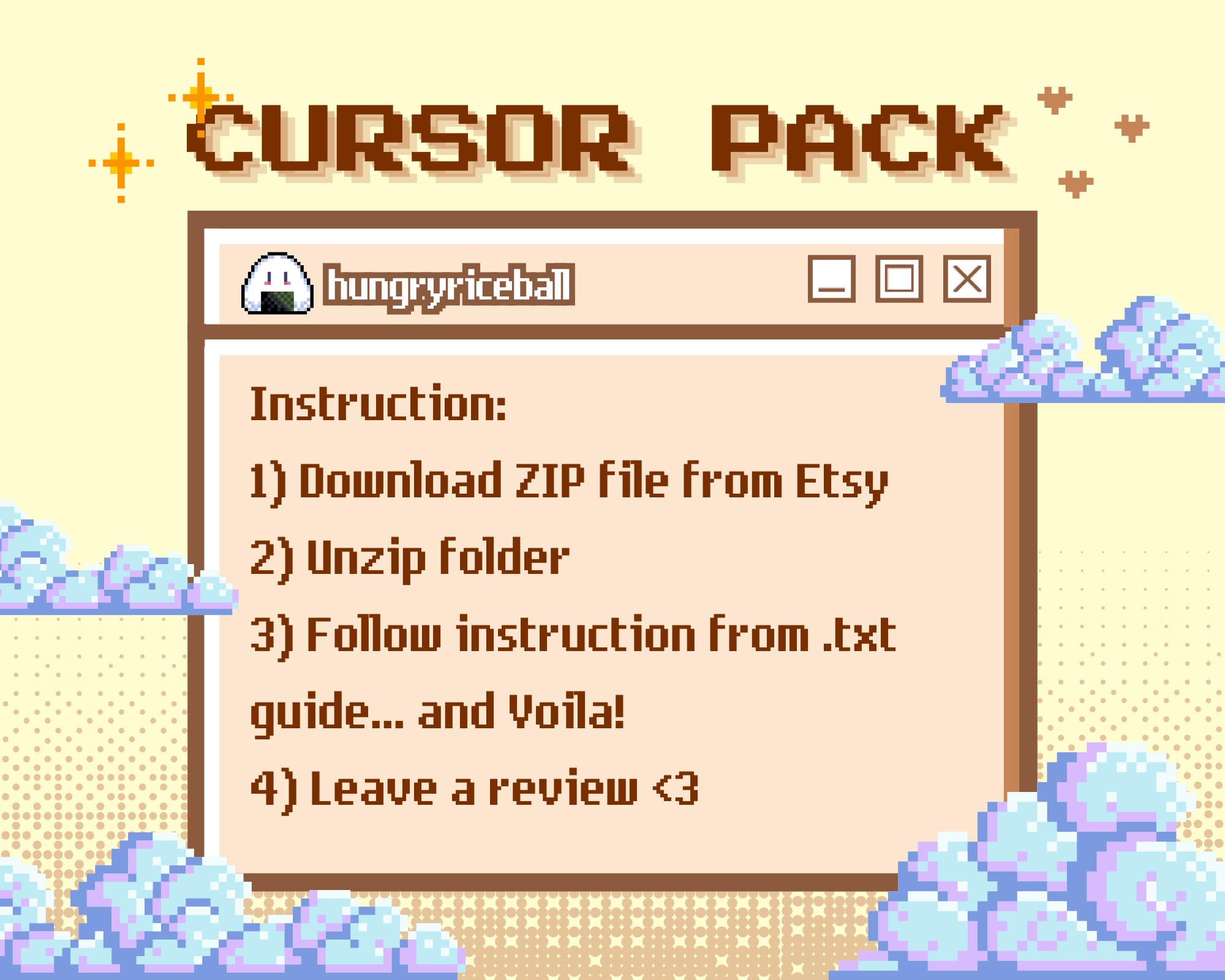 Kawaii Simple Cozy Woody Mouse Cursors Pack | 16 Designs | Full ...