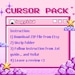 Kawaii Pink Mouse Cursors Pack | 16 Designs | Full Aesthetic Cozy Cute ...