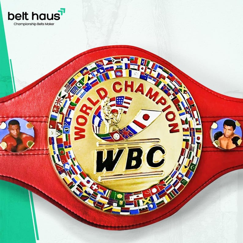 New WBC World Boxing Championship Belt Replica | Heavyweight Boxing Belt Replica | Real Leather ...