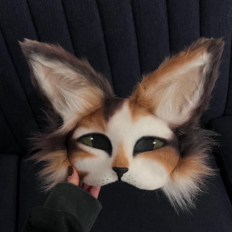 Fox Mask Realistic Therian - Etsy UK
