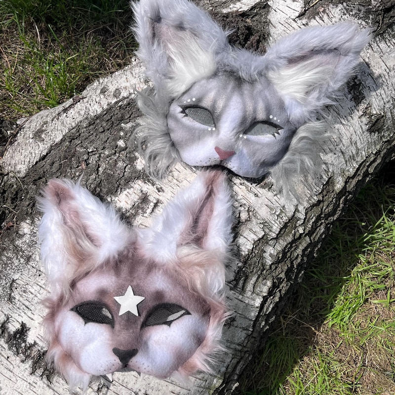 Calico Cat Therian Mask - Etsy
