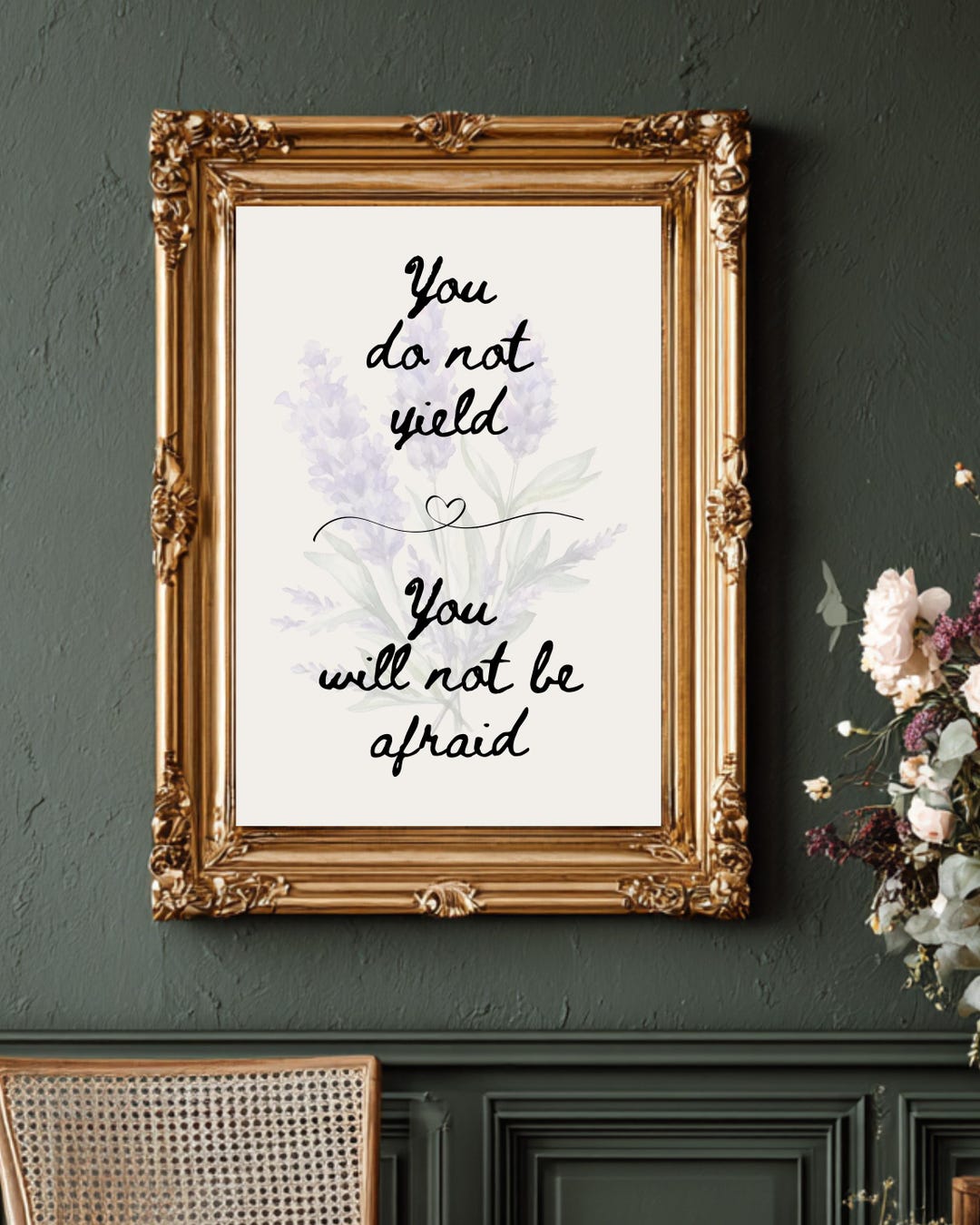 Throne of Glass Art Print: 'you Do Not Yield' Quote (digital Download ...