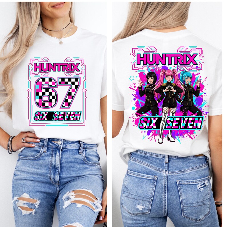Huntrix 67 PNG, Saja Girls Fan Art , Demon Hunters Kpop Design, Huntrix ...