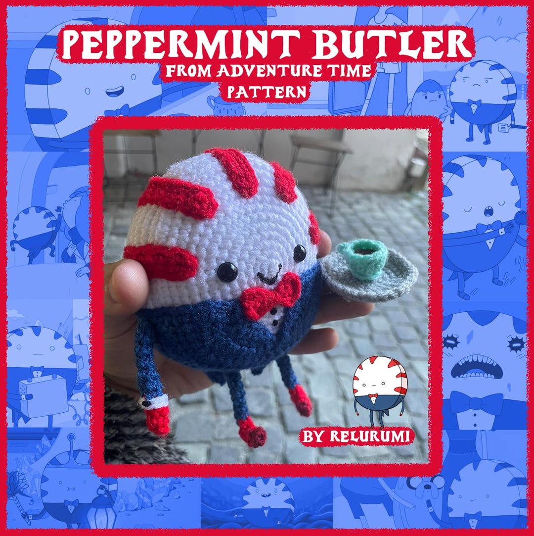 Adventure Time Peppermint Butler Crochet Pattern - Etsy