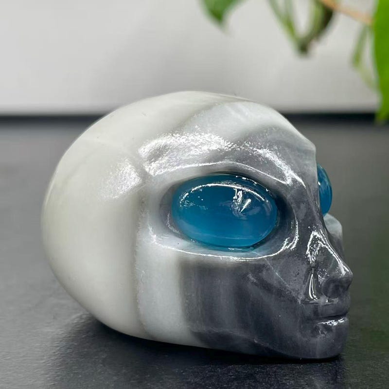 Carved Rock Alien - Etsy