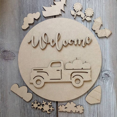 DIY Paint It Yourself Interchangable Welcome Sign Paint Party - Etsy