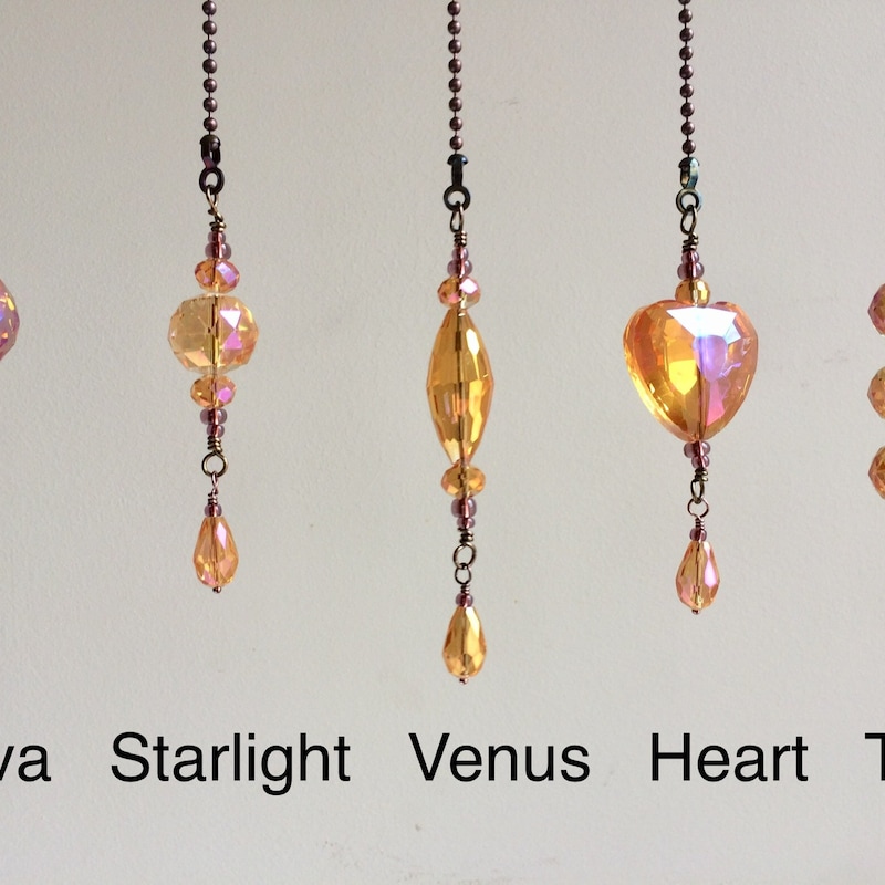 Crystal Pendant Pull - Etsy