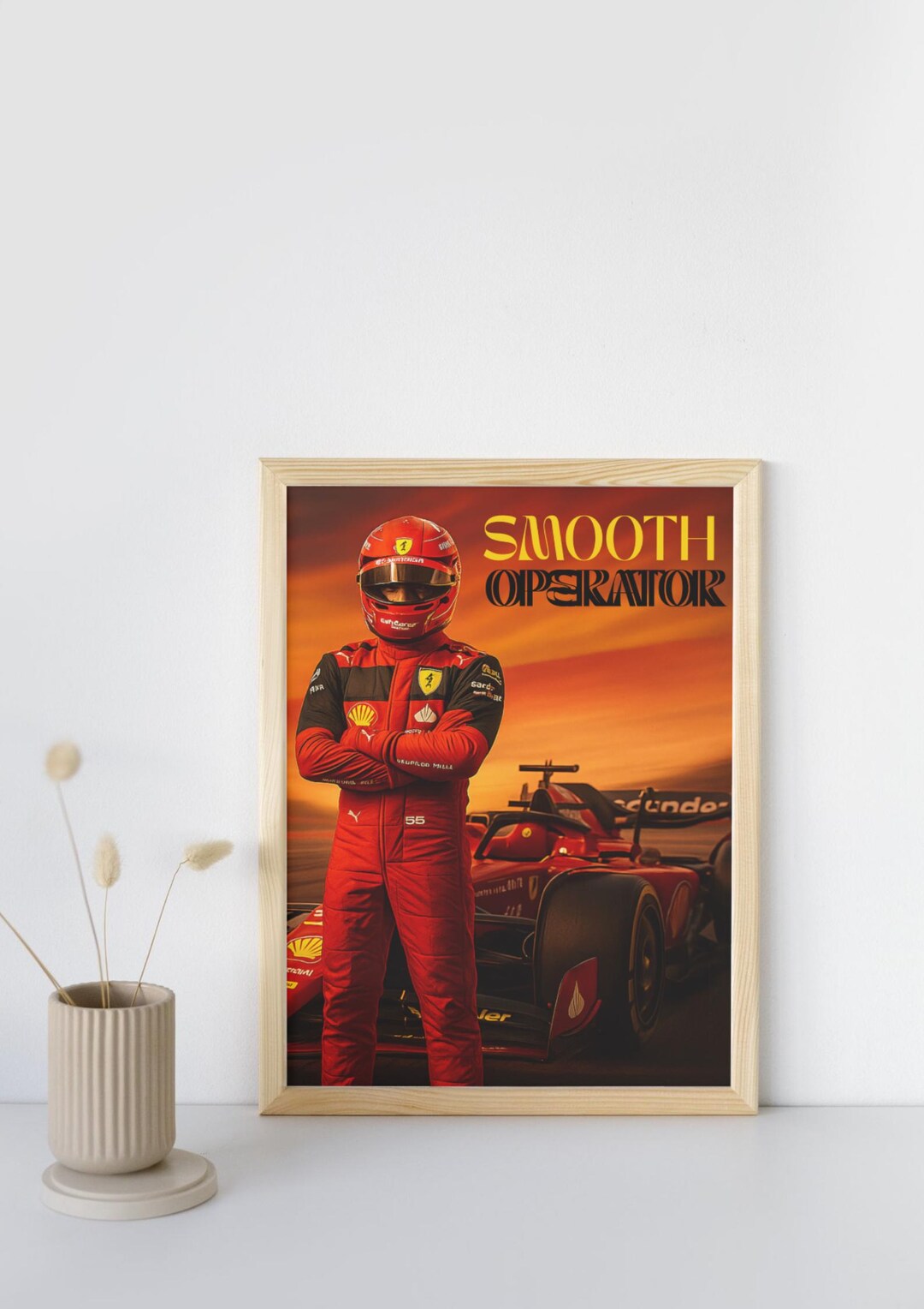 Carlos Sainz Smooth Operator Poster – Printable Wall Art – Formula 1 ...