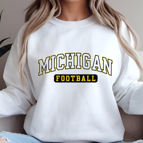 Michigan Sweatshirt - Etsy