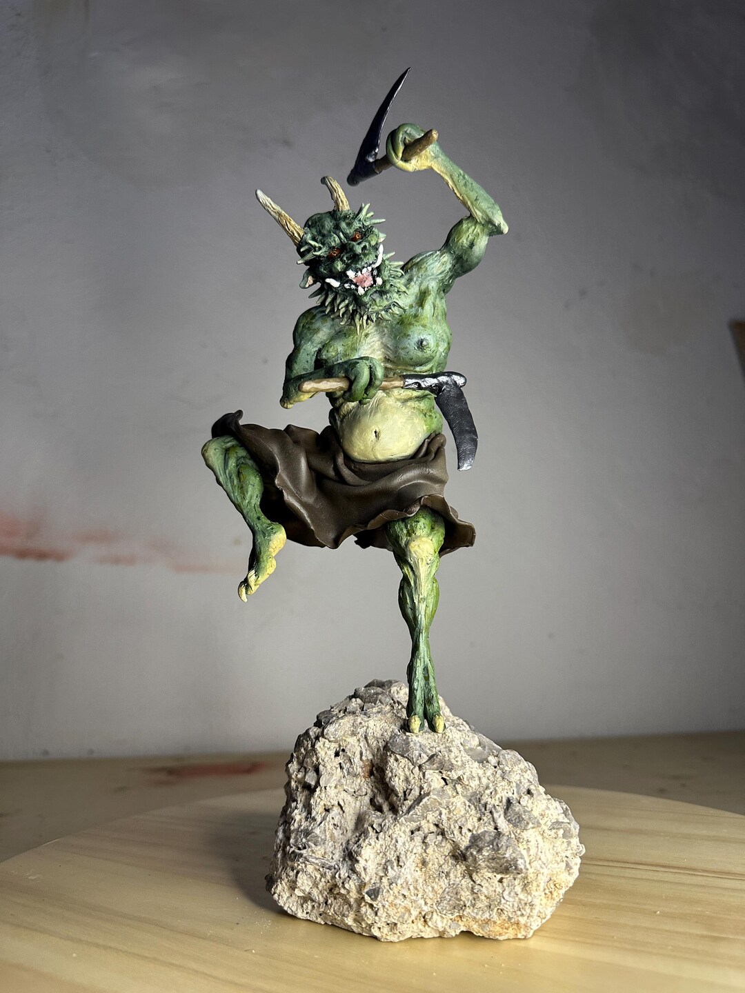 Oni Figures | Handcrafted & Painted | Unique Folklore Decoration - Etsy