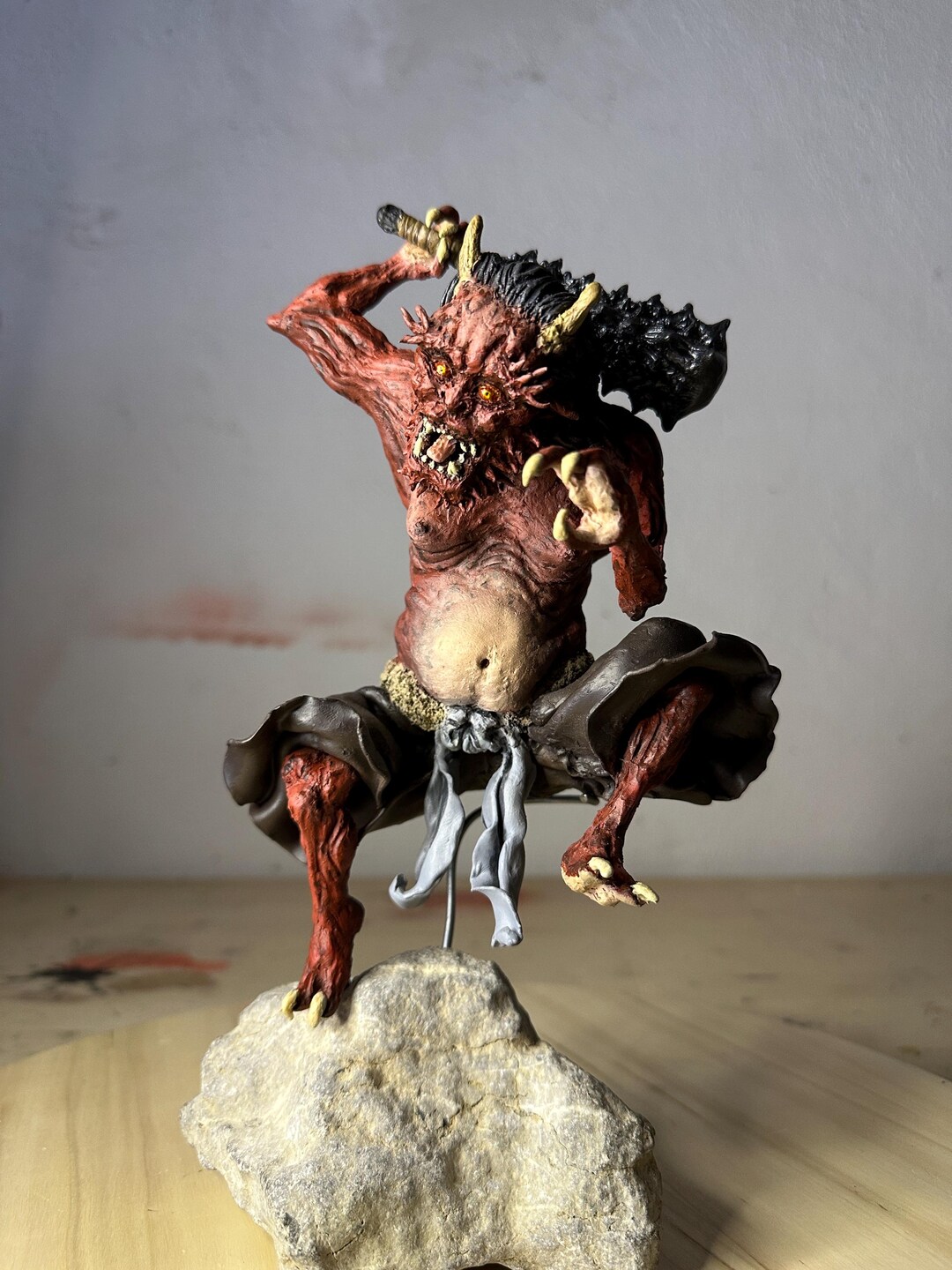 Oni Figures | Handcrafted & Painted | Unique Folklore Decoration - Etsy