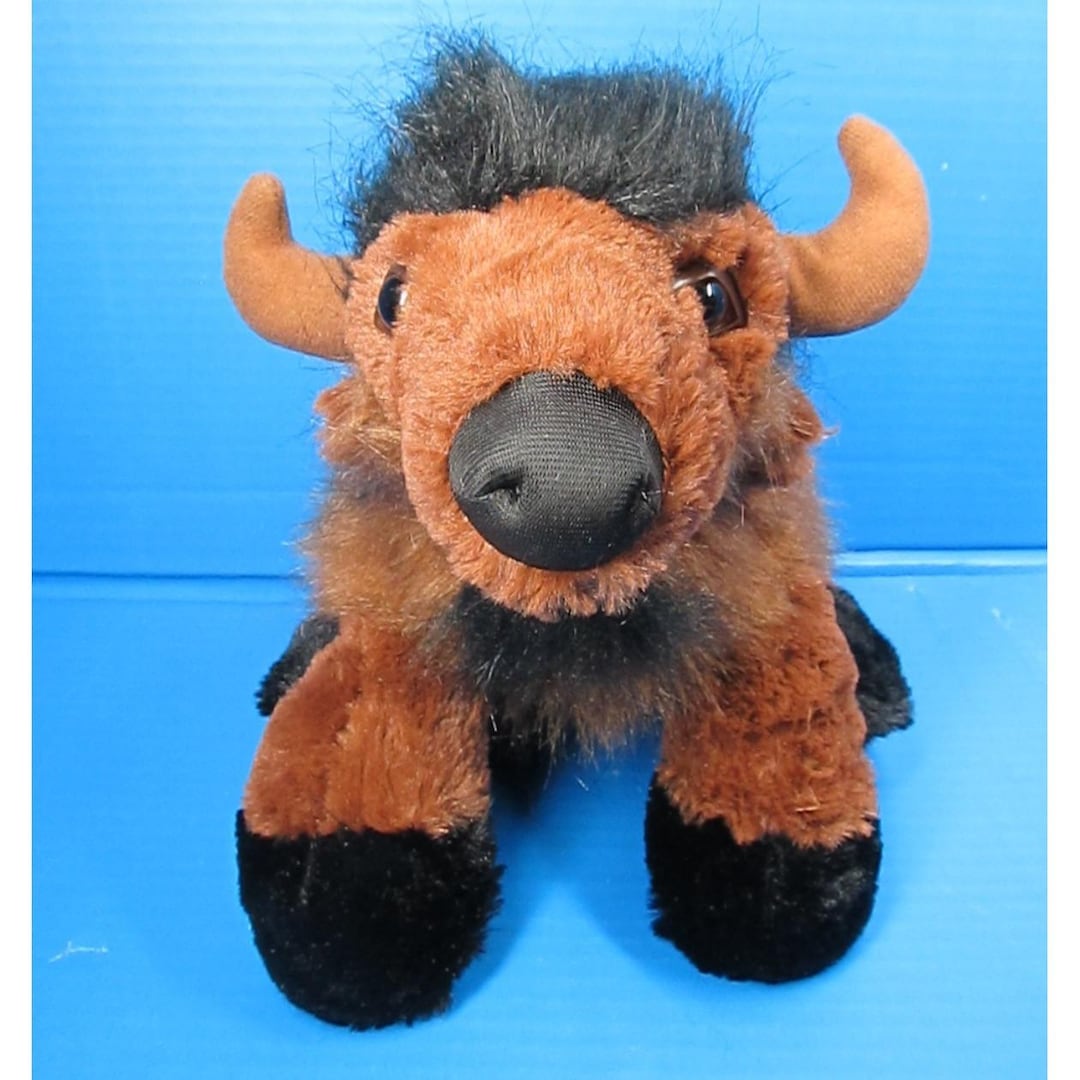 Vintage PURR-FECTION Bison 12" Plush Toy Stuffed Animal Buffalo 1992 - Etsy