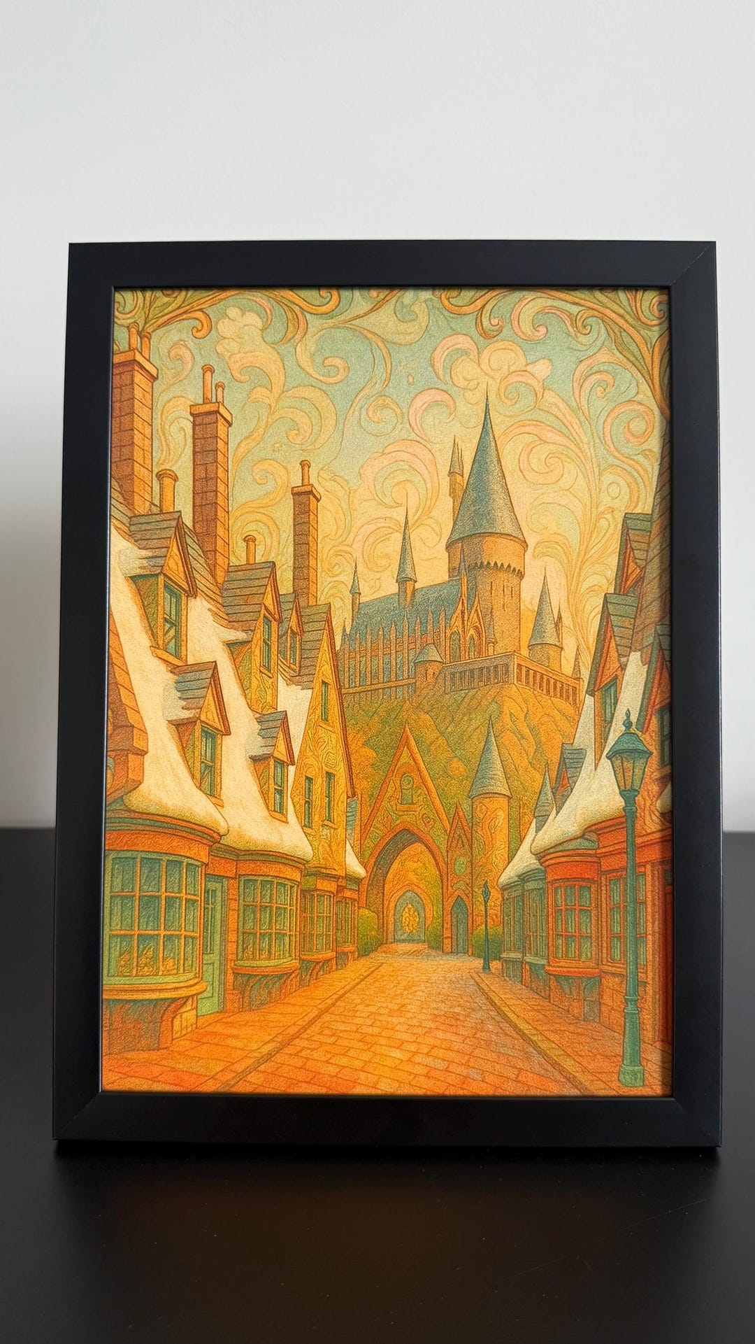Hogsmeade Wall Art | Nouveau | Print Only - Etsy