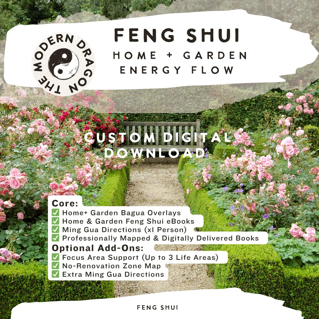 Feng Shui Home and Garden Mapping | Custom Bagua Overlay Indoors ...
