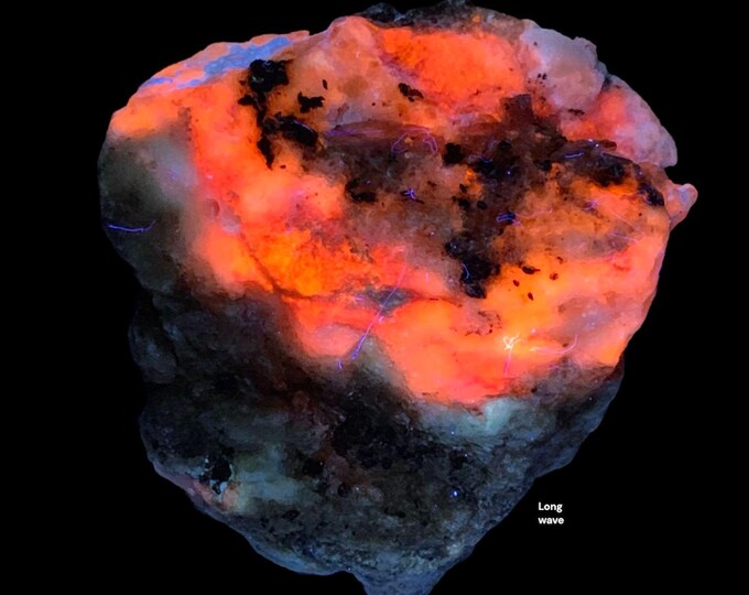 Rare Fluorescent Phosphorescent Purple Color Change Hackmanite Specimen ...