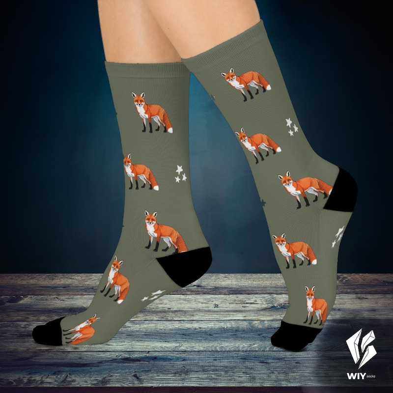 Fox on Socks - Etsy