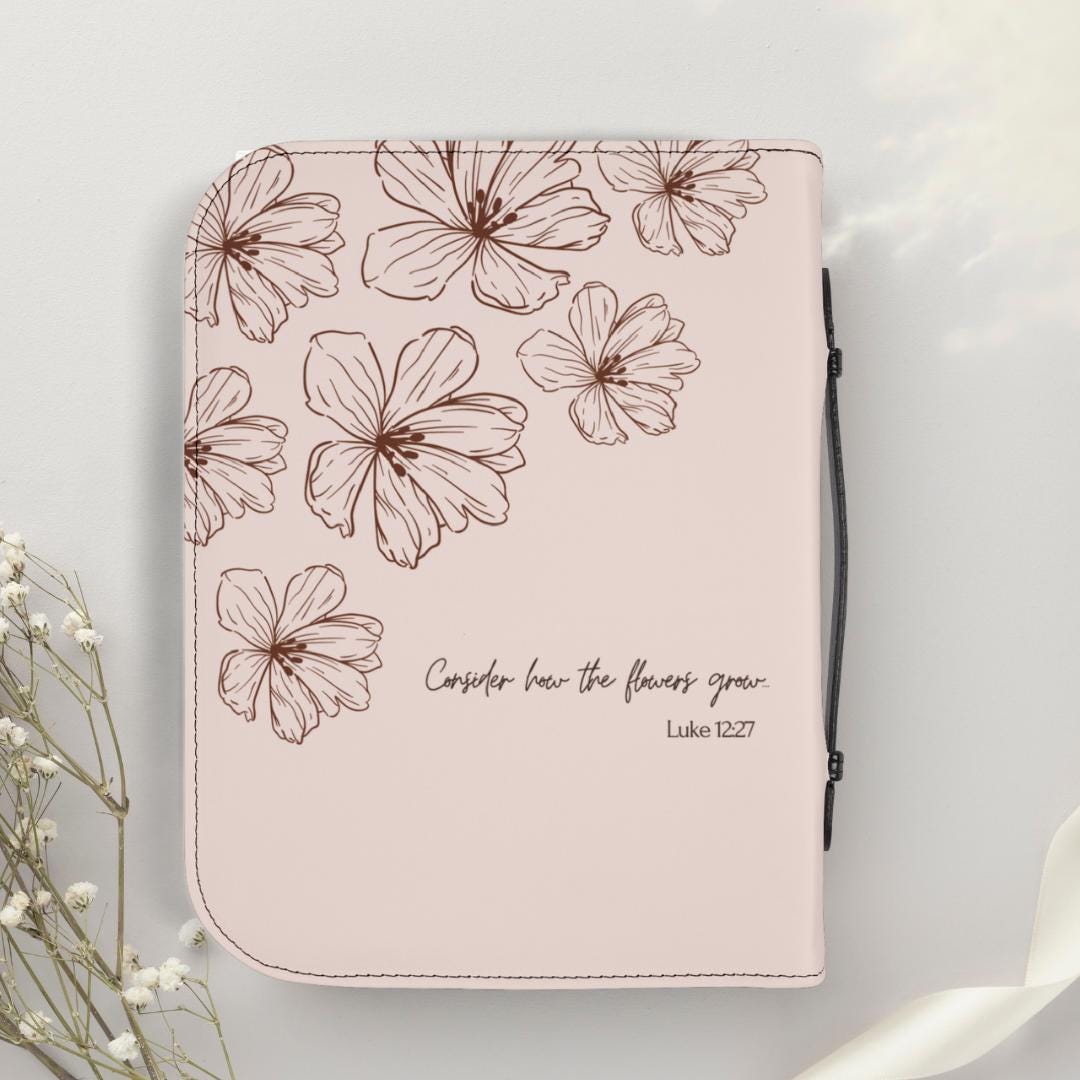 Custom Bible Case, Personalized PU Leather Bible Cover, Named Large ...