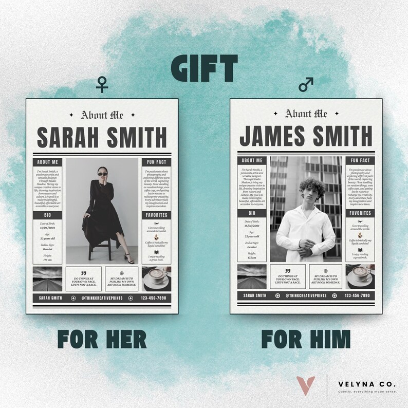 Editable All About Me Newspaper Template: Self Introduction Activity ...